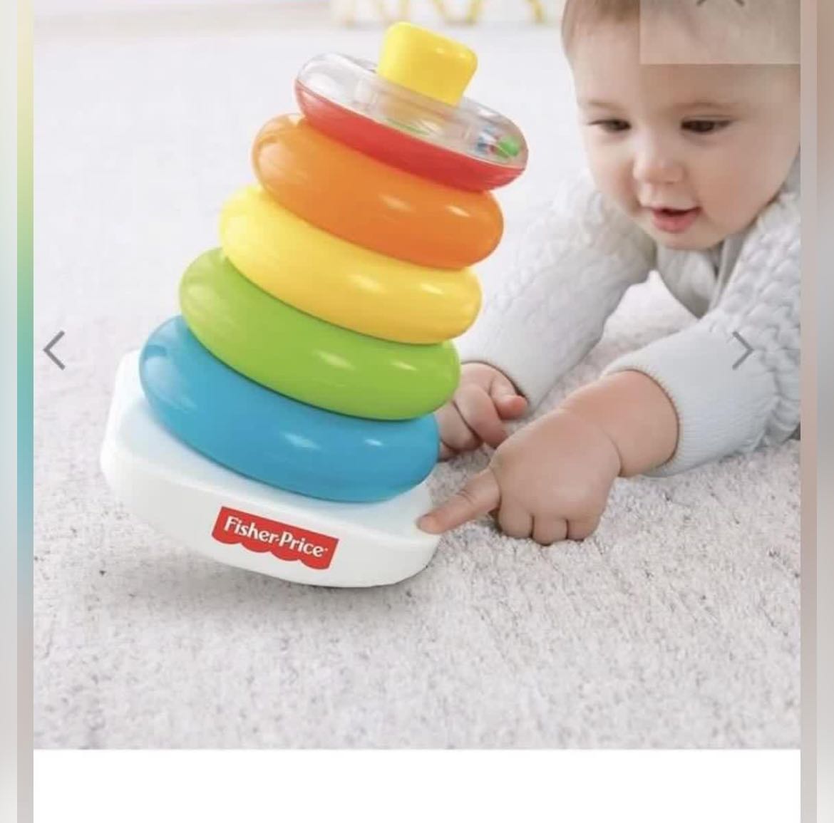 Fisher price rock a stack baby toy, Babies & Kids, Infant Playtime on ...