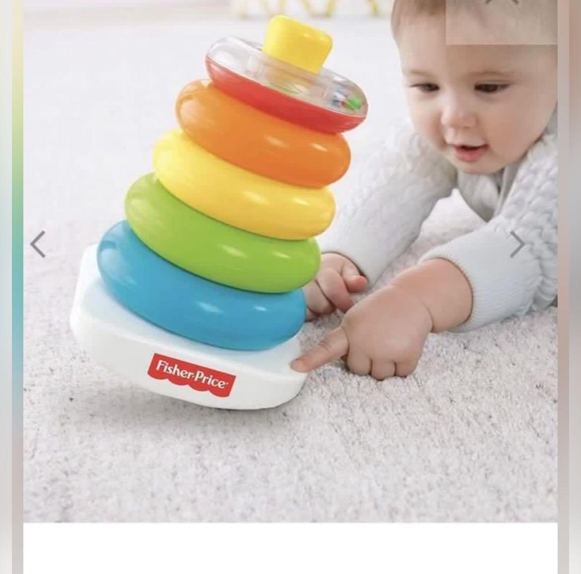 Fisher price rock a stack baby toy, Babies & Kids, Infant Playtime on ...