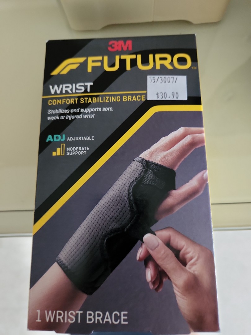 Futuro Wrist Brace, Health & Nutrition, Braces, Support & Protection on ...
