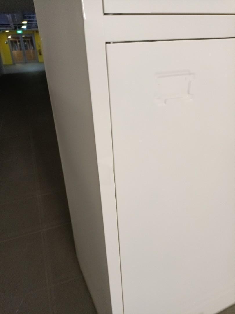 GEAR Metal Half Display Cabinet in IVORY, Furniture & Home Living ...