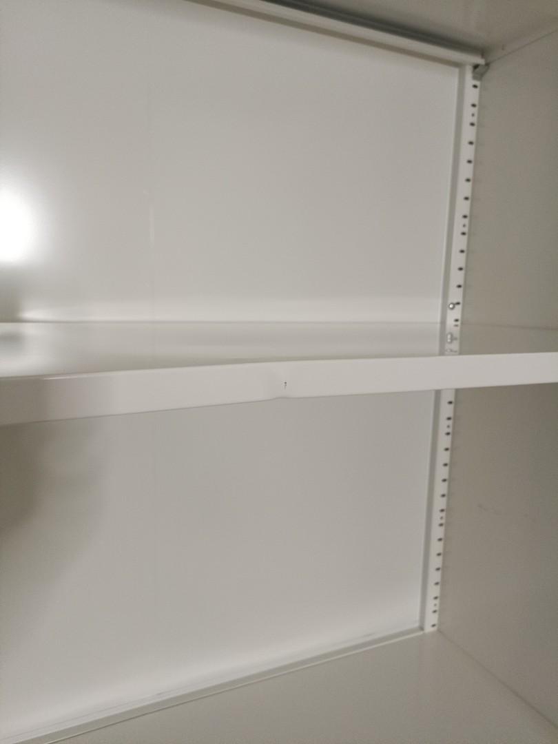 GEAR Metal Half Display Cabinet in IVORY, Furniture & Home Living ...