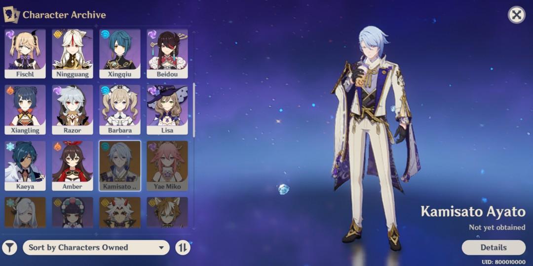 Genshin Impact Account ASIA AR54 with a cool uid, Video Gaming, Gaming ...