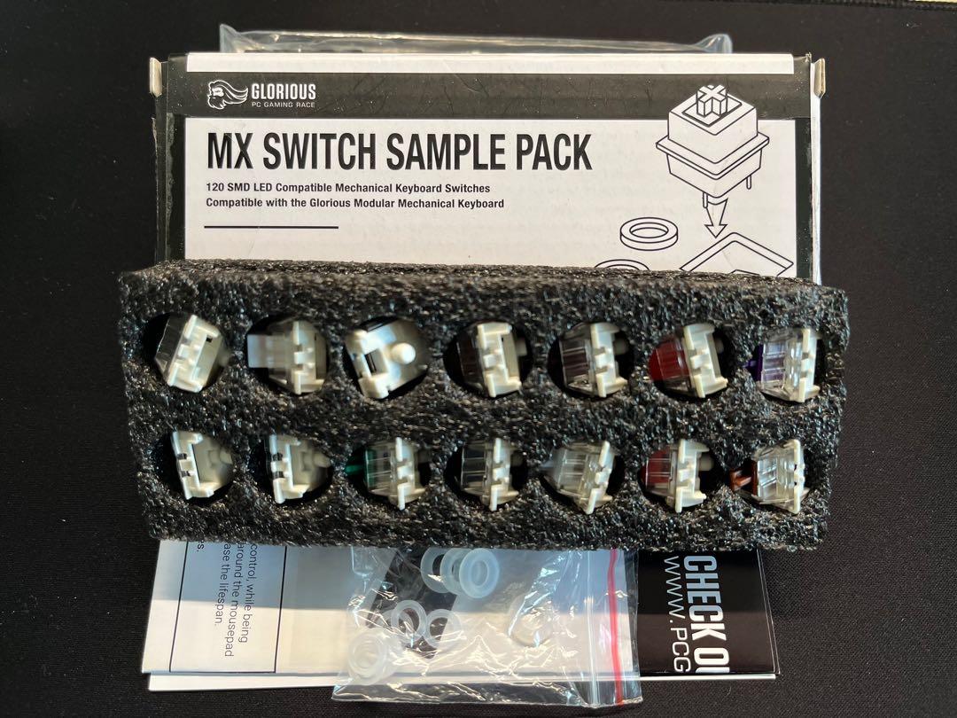 Glorious MX Switch Sample Pack, 電腦＆科技, 電腦周邊及配件, 電腦鍵盤及相關產品 - Carousell