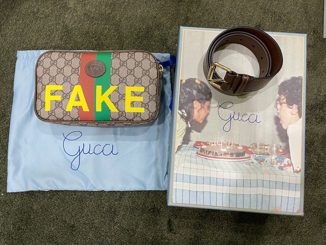 Gucci Fake/Not Belt Bag, Luxury, Bags & Wallets on Carousell