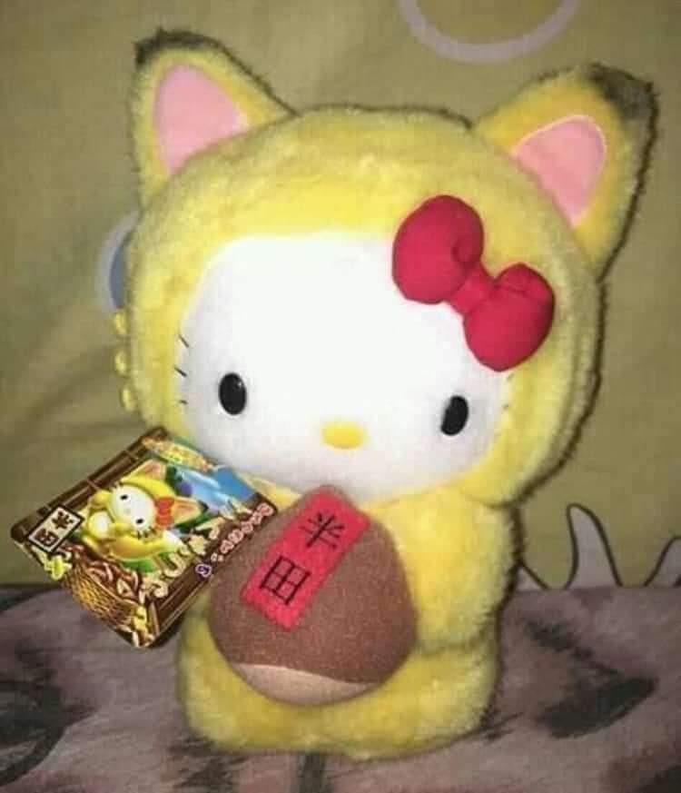 Hello Kitty Yellow Cat Rare Brandnew with Tag Original from Japan ...