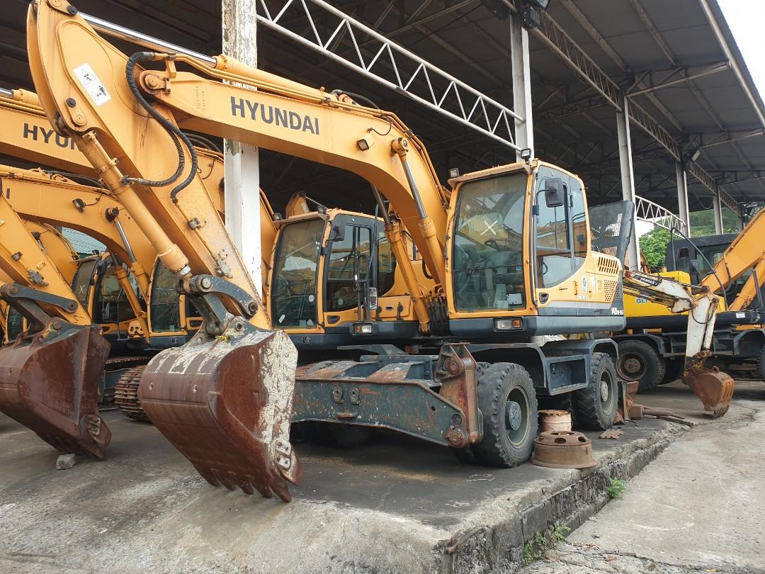 Big Big Saleon take all basis 14 units Hyundai Backhoe, Commercial ...