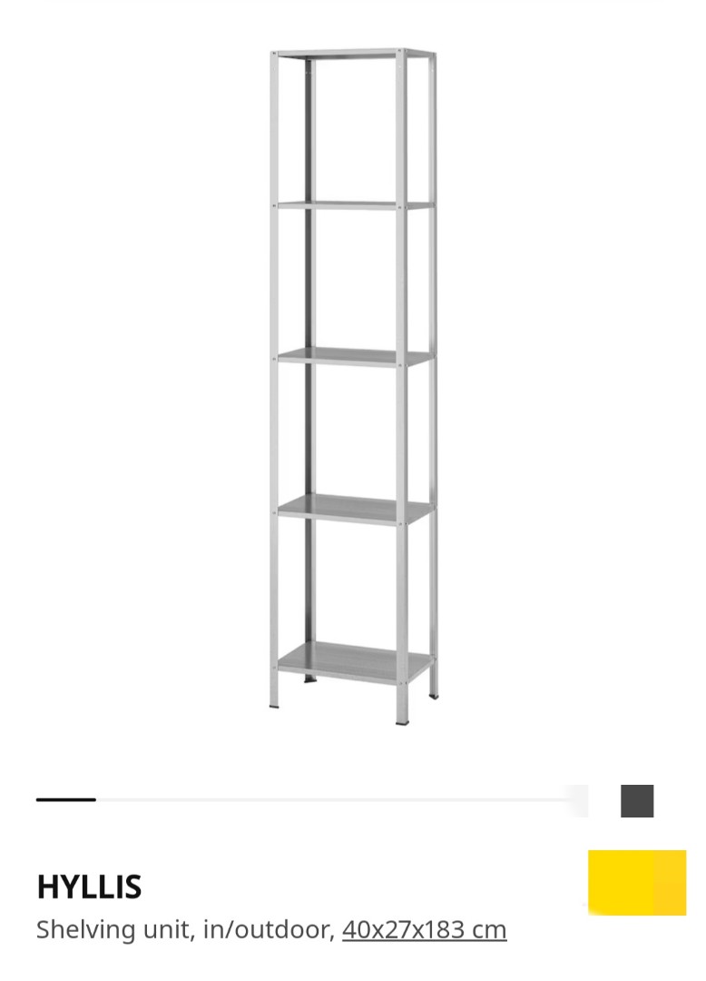 Ikea Hyllis Shelving Unit, Furniture & Home Living, Furniture, Shelves ...