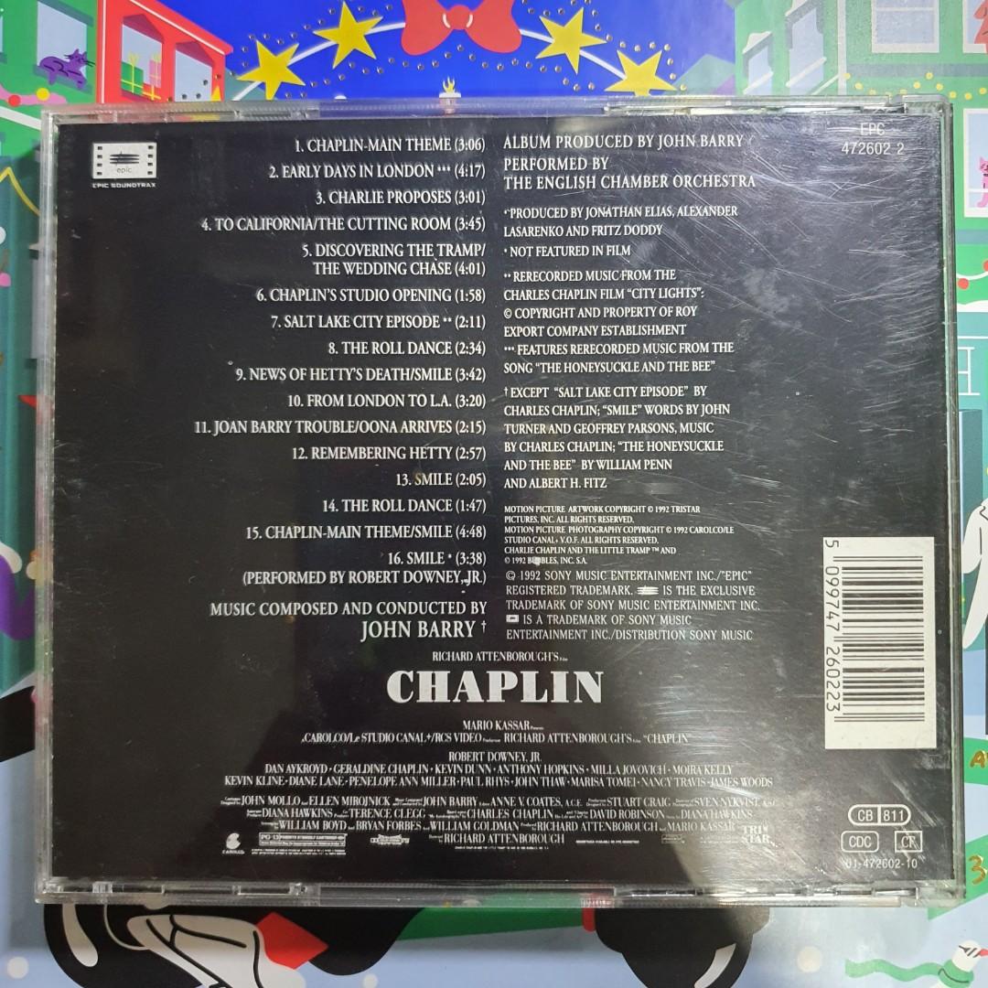 John Barry - Chaplin OSt, Hobbies & Toys, Music & Media, CDs & DVDs on ...