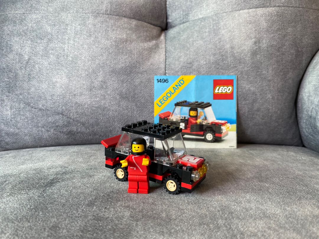 Lego 1496 Rally Car 拉力賽車 有說明書 懷舊珍藏 樂高迷必備, 興趣及遊戲, 玩具 & 遊戲類 - Carousell