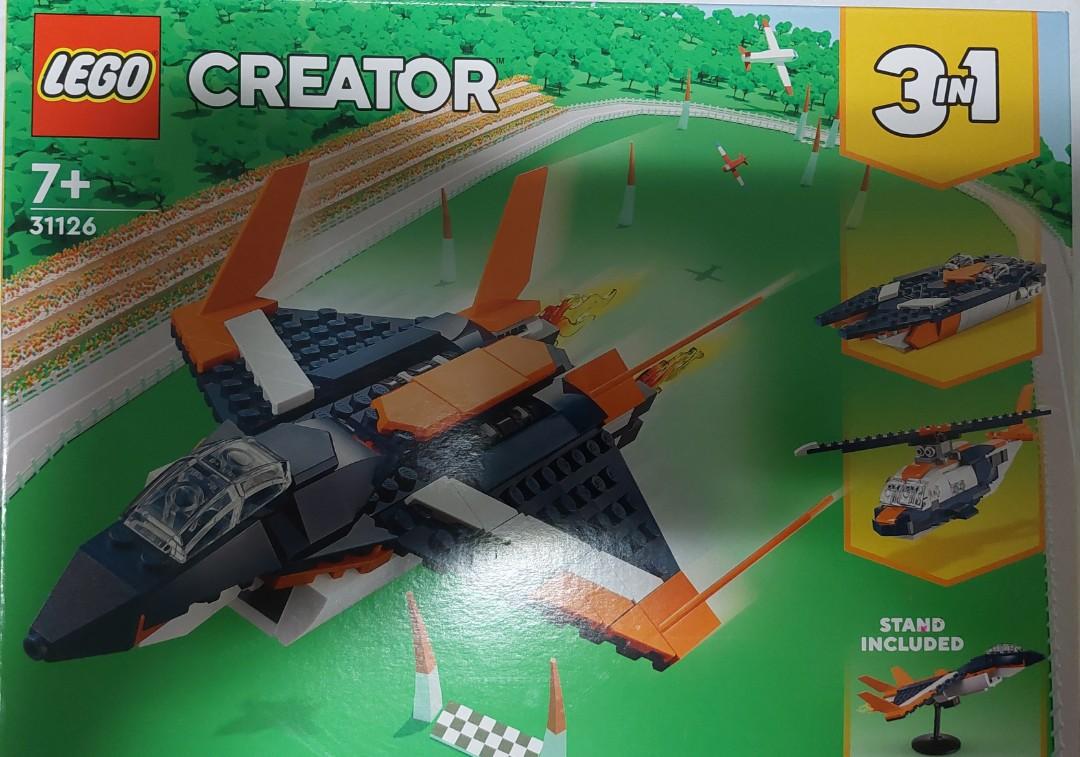LEGO Creator 3-in-1 ( 31126) Supersonic-Jet, Hobbies & Toys, Toys ...