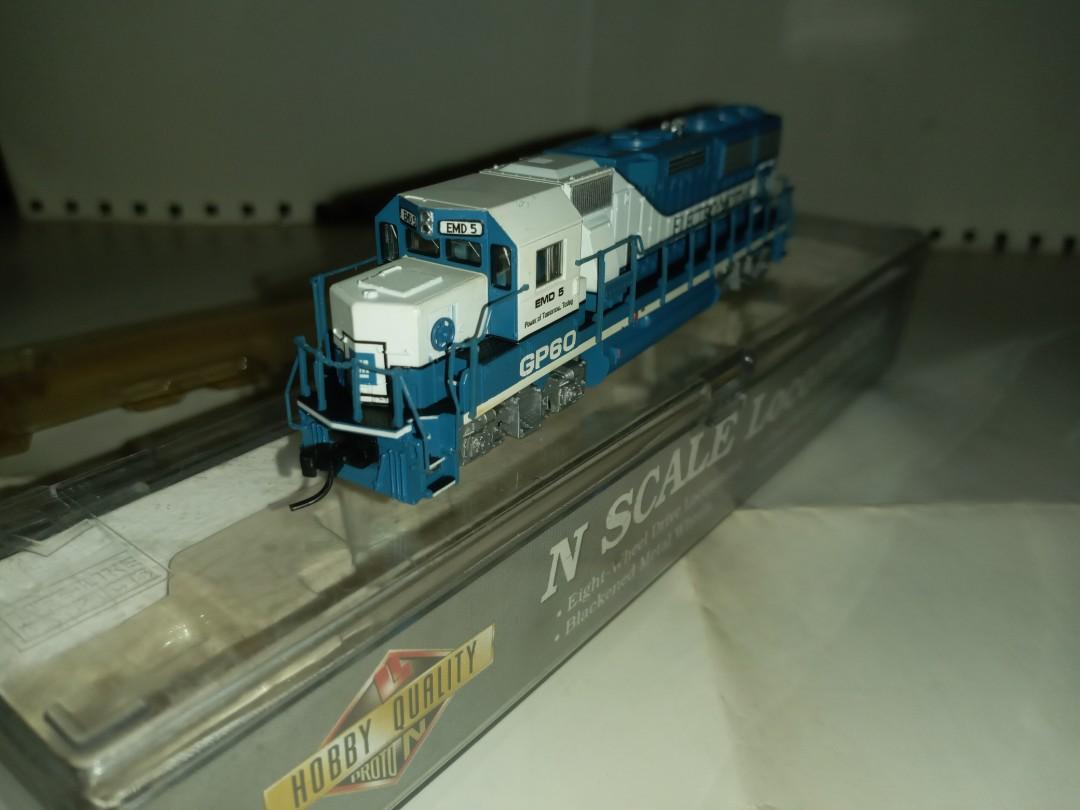 Life-like N scale 1:160 train model locomotive 火車模型, Electro Motive 型號GP60，車身编號#5, 興趣及遊戲, 玩具 ...