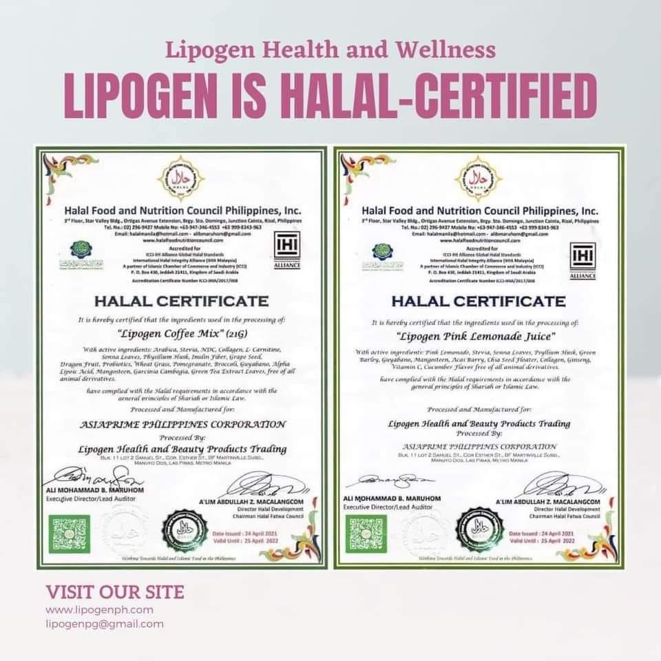 LIPOGEN coffee, Beauty & Personal Care, Bath & Body, Body Care on Carousell