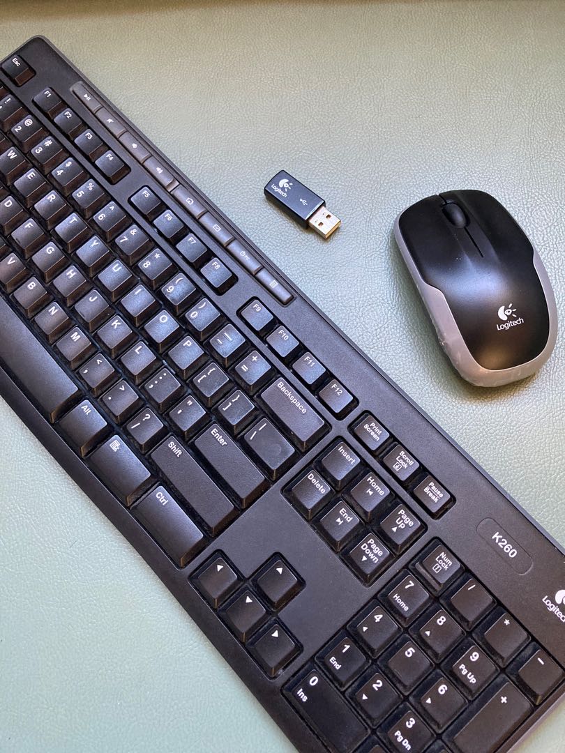 Logitech Wireless Keyboard K260 Mouse M210, Computers & Tech, Parts ...