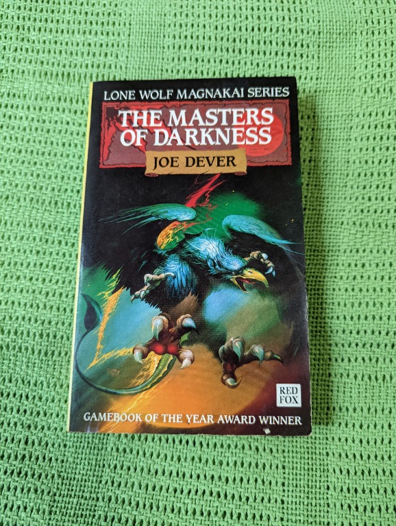Lone Wolf 12 - The Masters of Darkness - Joe Dever, Hobbies & Toys ...
