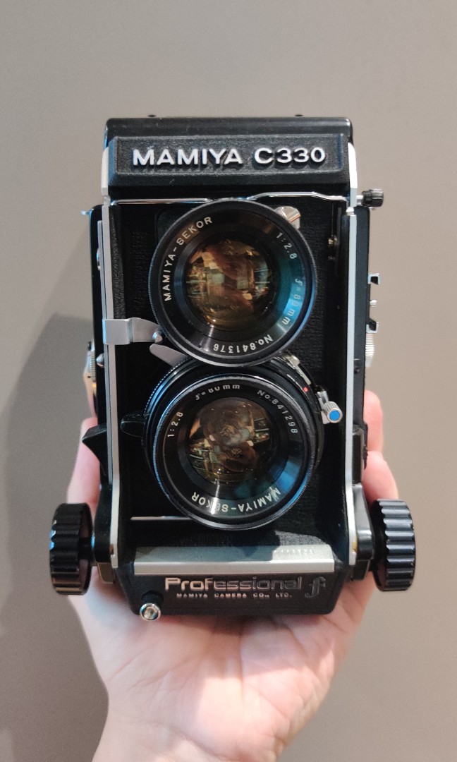 Mamiya C330 Pro F with 80 2.8 blue dot, Photography, Cameras on Carousell