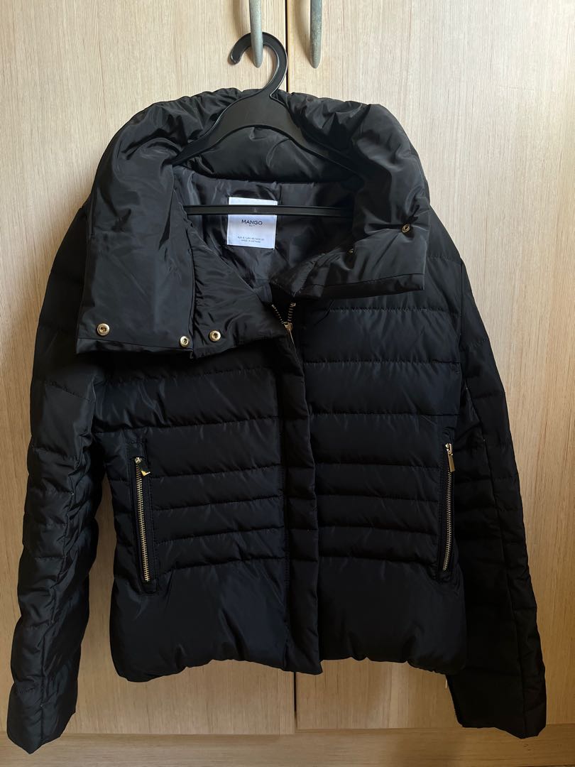 Mango winter jacket in Black, Women's Fashion, Coats, Jackets and ...