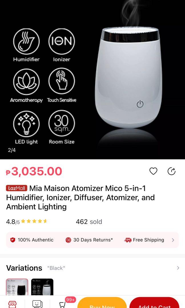 Mia Maison Humidifier/Atomizer, TV & Home Appliances, Air Purifiers ...