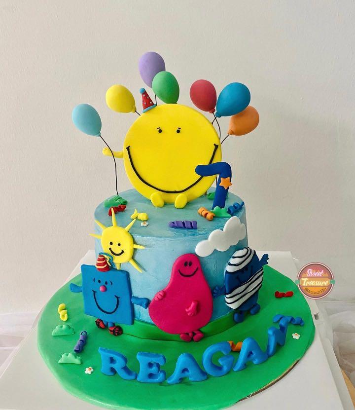 Mr men / little Miss buttercream cake, Food & Drinks, Homemade Bakes on ...