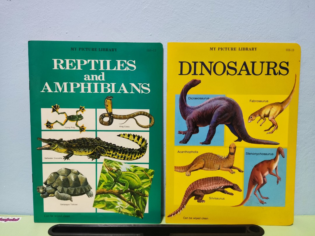 My Picture Library book bundle| Reptiles and Amphibians & Dinosaurs ...