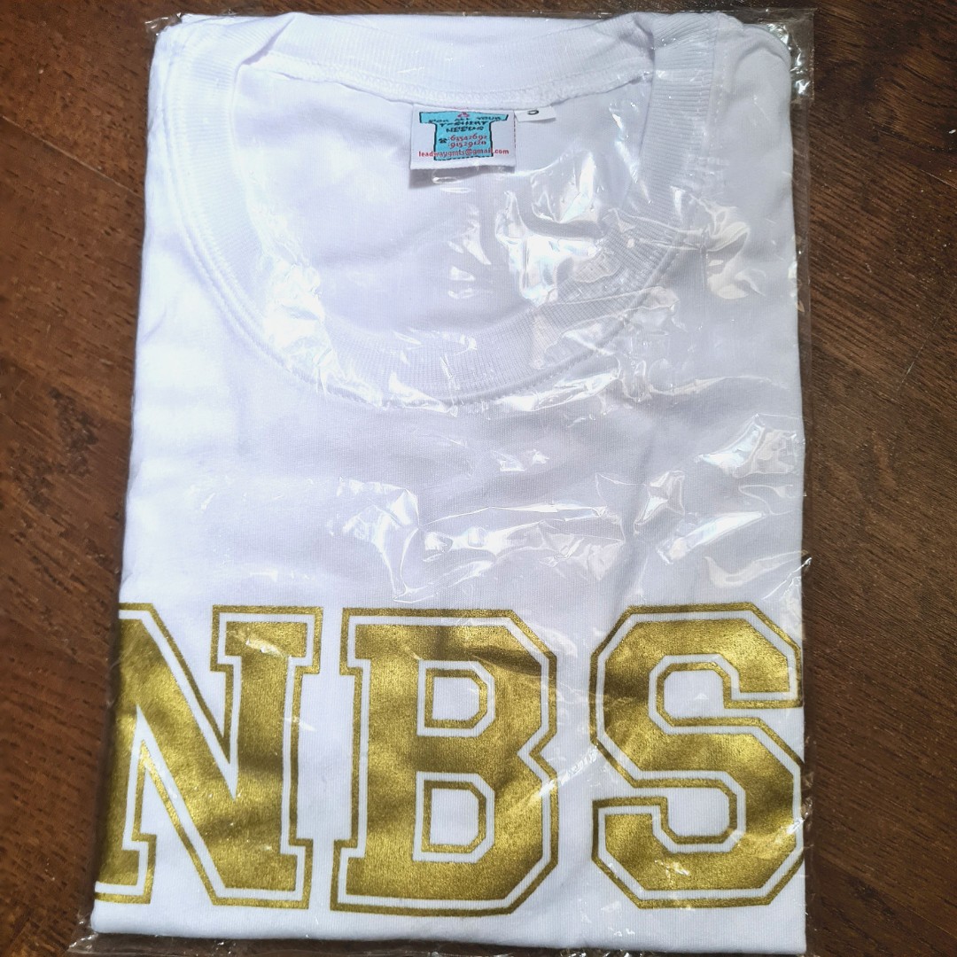 NBS shirt limited edition (white and gold), Men's Fashion, Tops & Sets ...