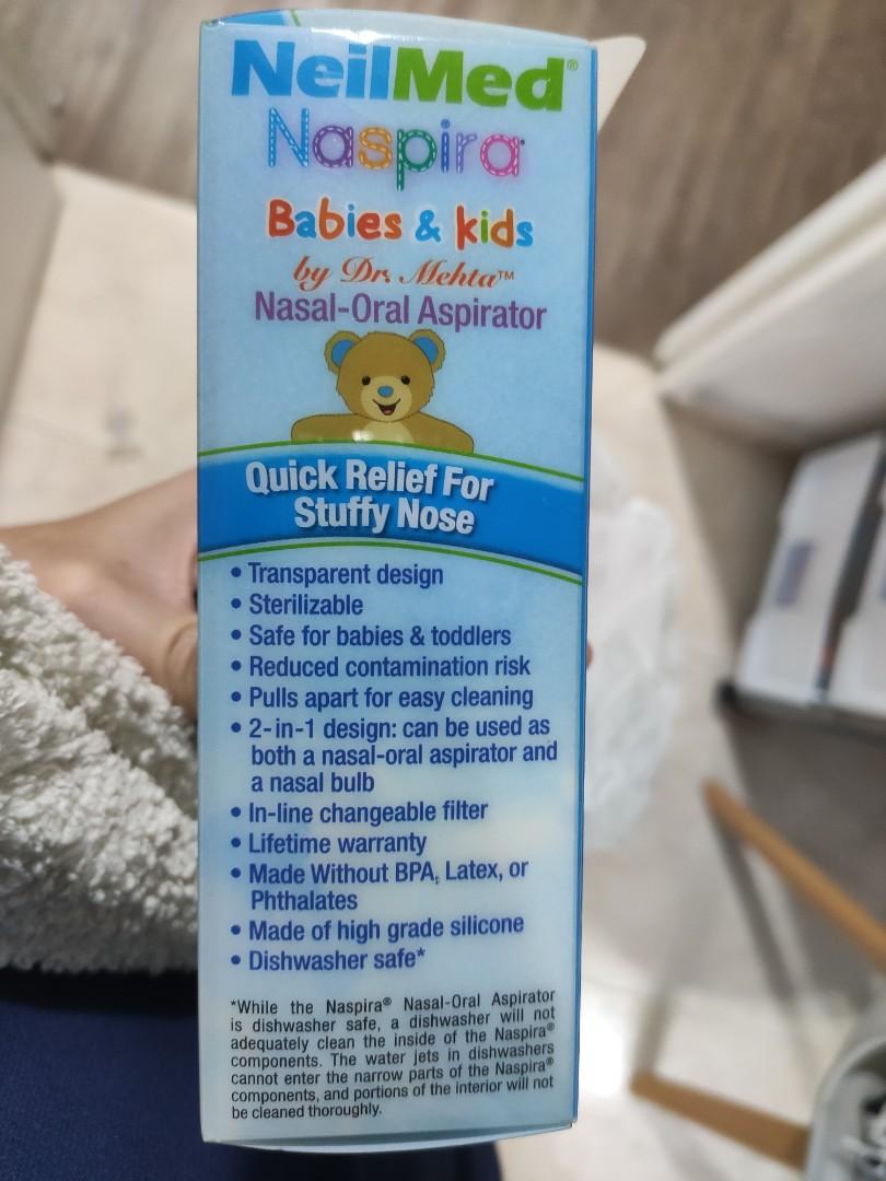 Neilmed baby nasal-oral aspirator for stuffy nose, Babies & Kids ...