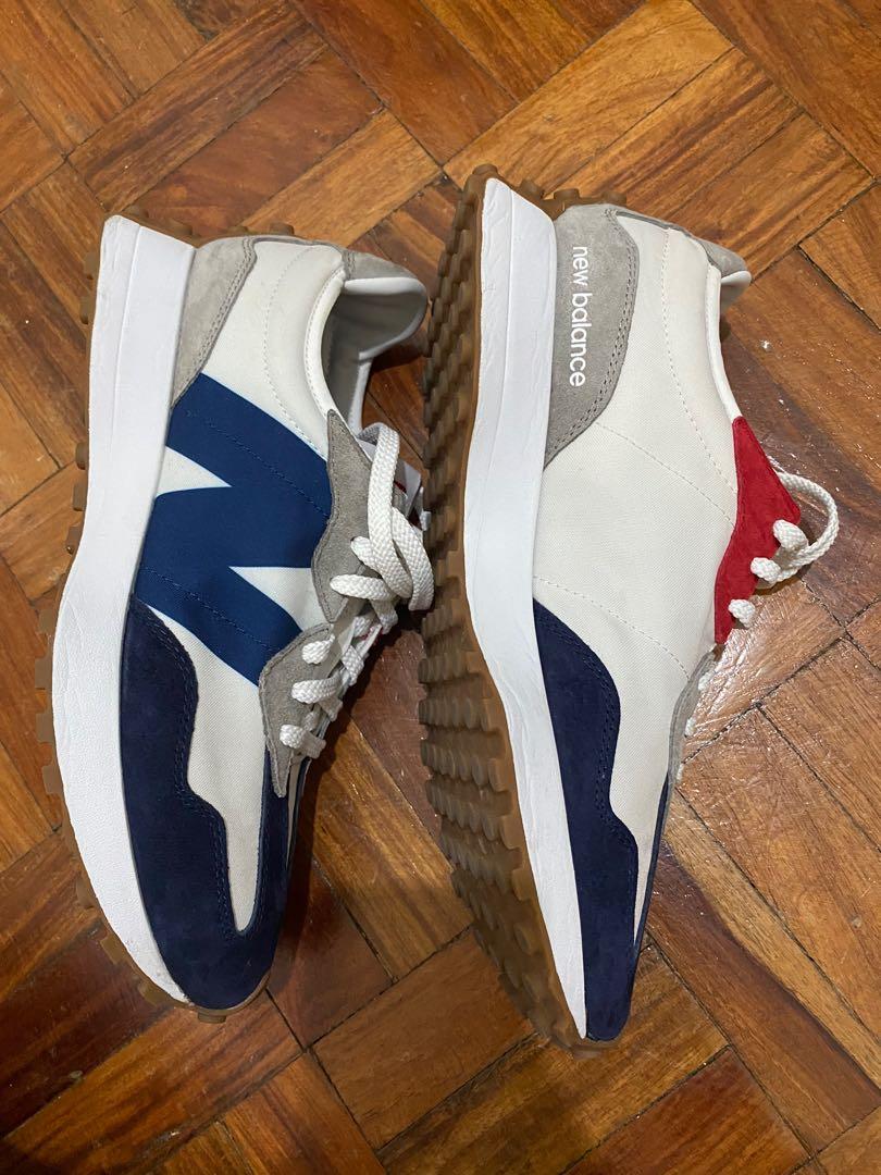 New Balance 327 / Navy Blue Gray / US 10.5, Men's Fashion, Footwear ...