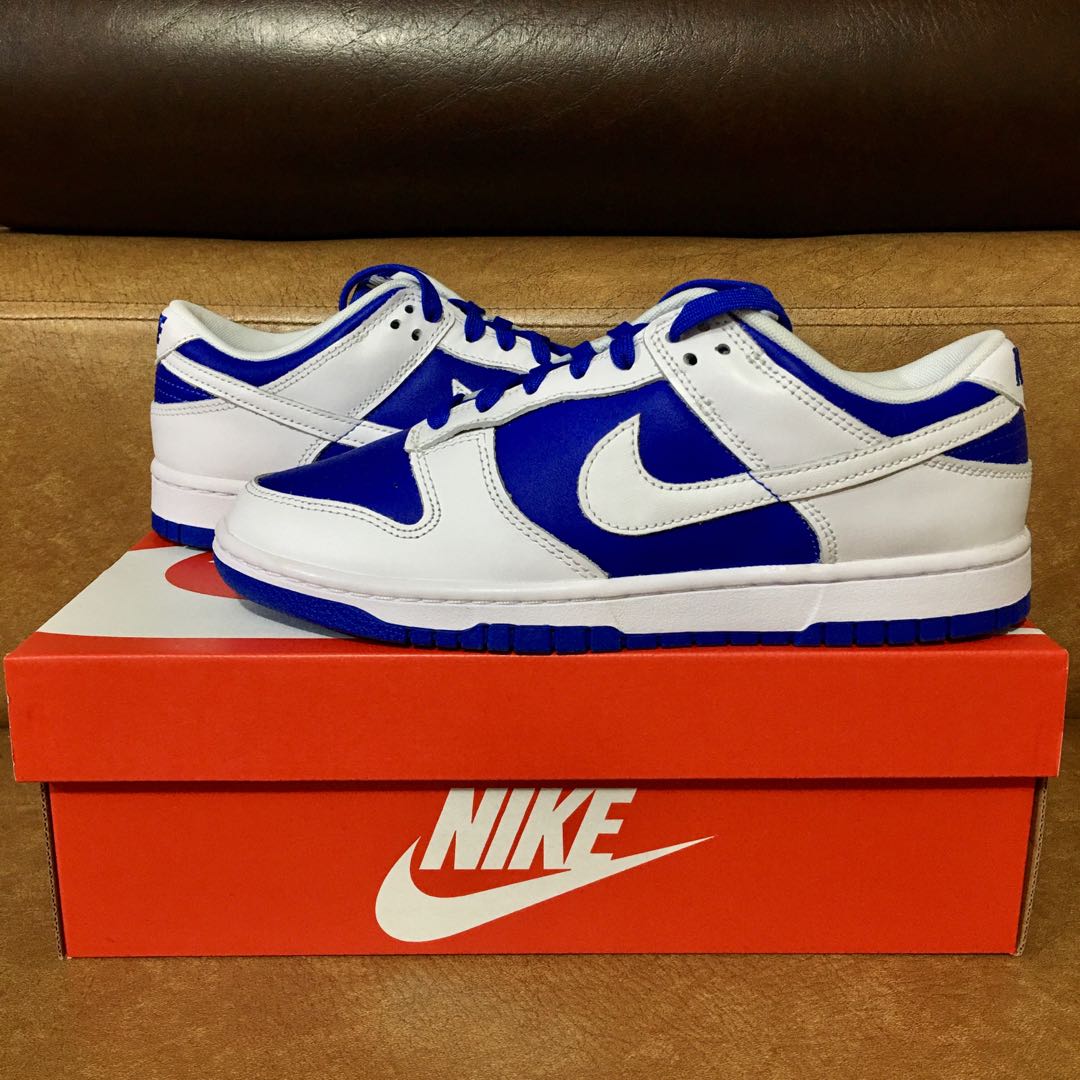 Nike Dunk Low Retro “Racer Blue / Reverse Kentucky”, Men's Fashion ...