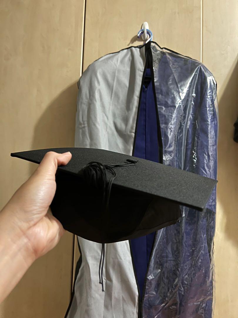 NUS Bachelors’ Graduation Gown Lilac M + Hood + Mortar Board, Men's ...