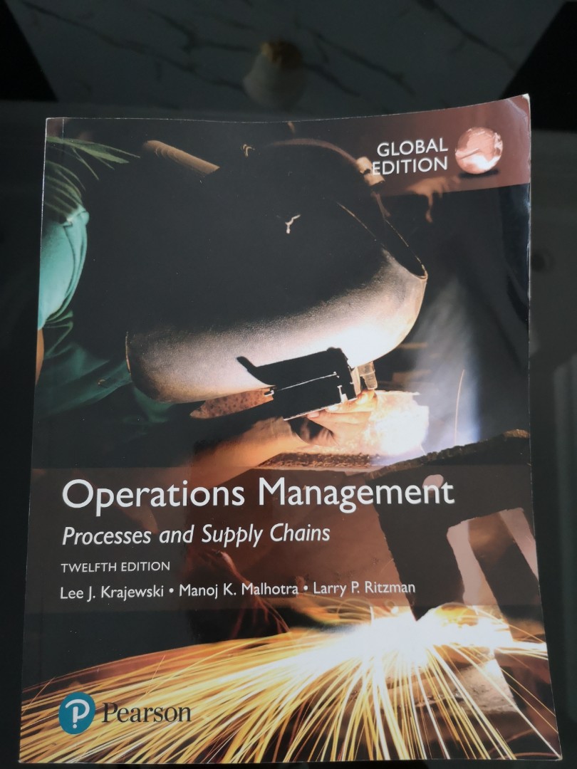 Operations Management - Processes & Supply Chain 12th ED, Hobbies ...