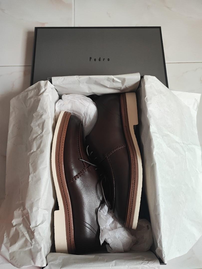 Pedro Dark brown leather shoe, Men's Fashion, Footwear, Dress Shoes on ...