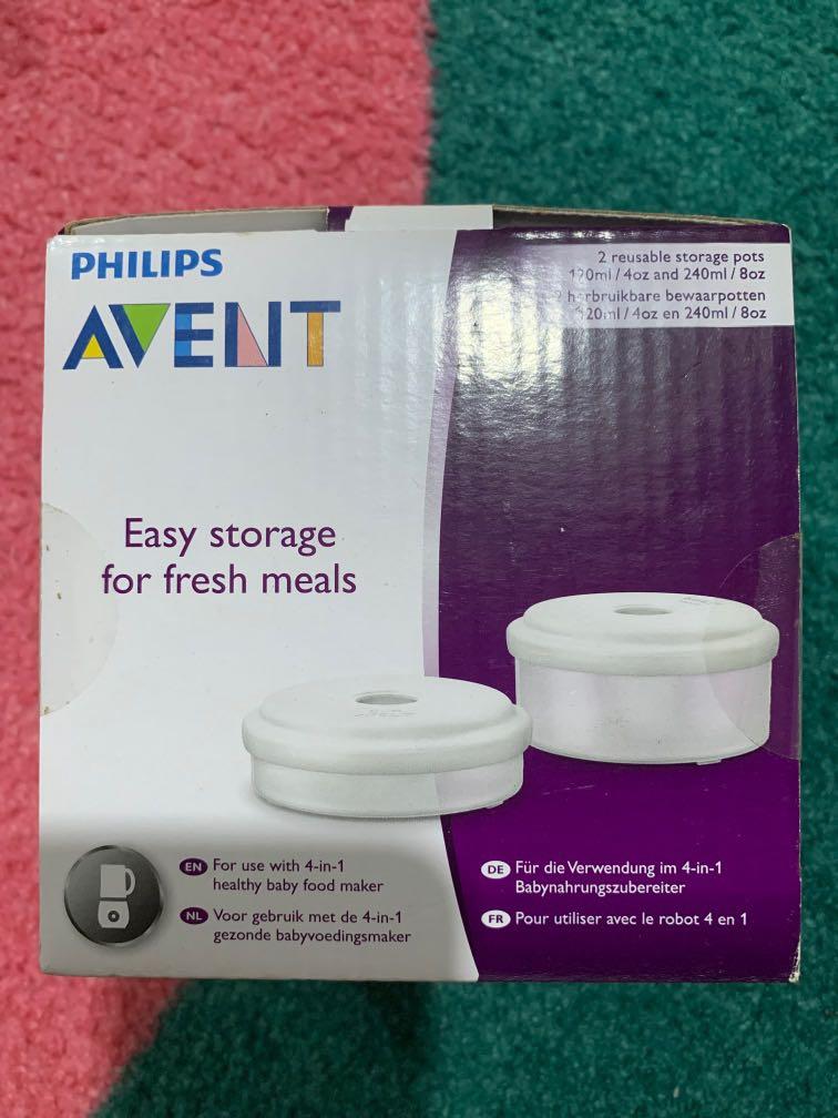 Philips Avent Fresh Food Storage Pots, Babies & Kids, Nursing & Feeding ...