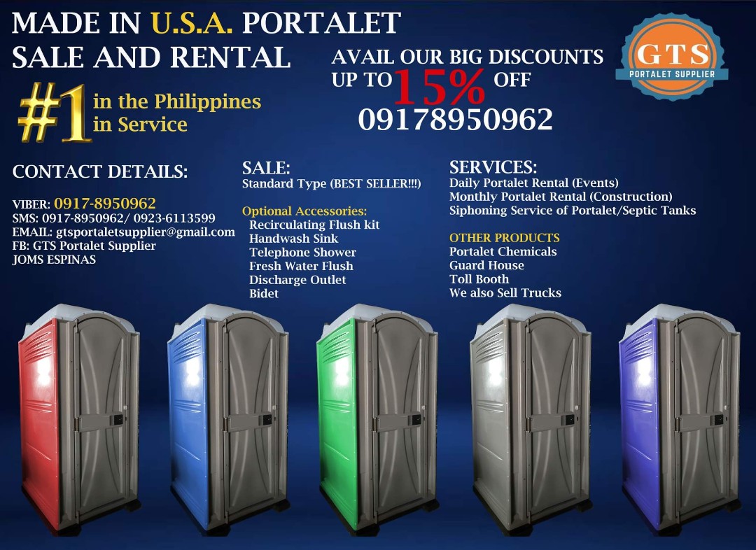 Portable toilet Portalet, Business Services, Industrial Equipment ...