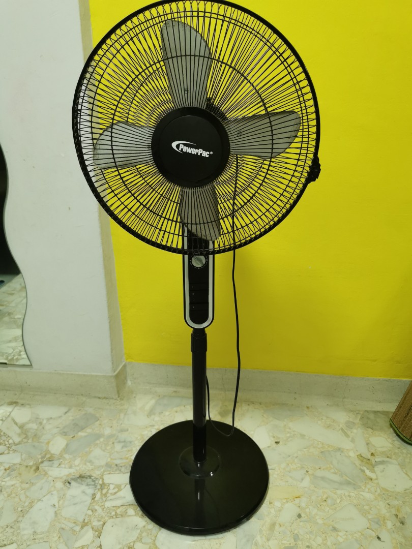 Powerpac table fan, Furniture & Home Living, Lighting & Fans, Fans on ...