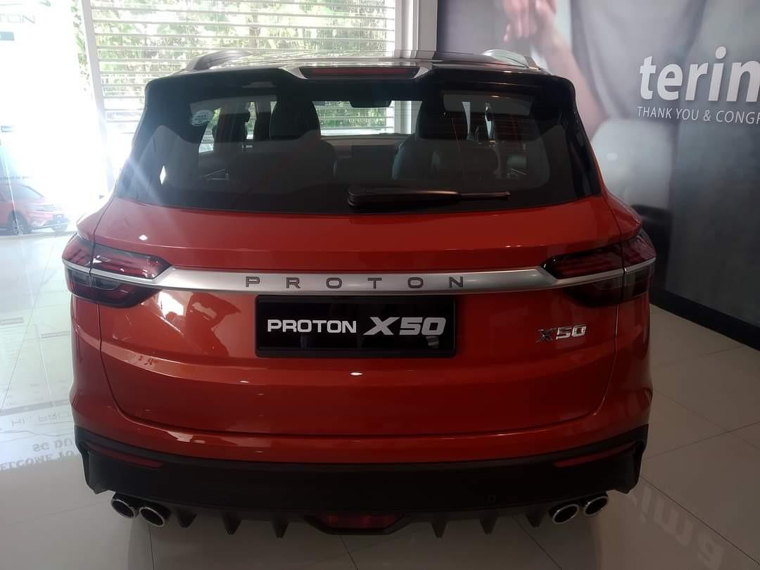 Proton x50 flagship citric orange, Cars, Cars for Sale on Carousell