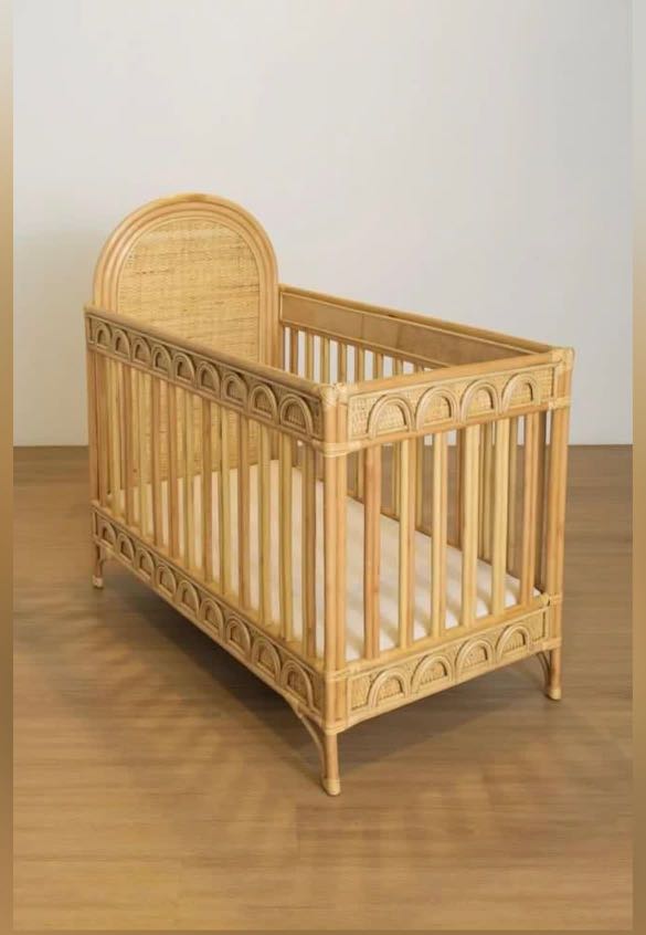 Rattan Cot, Babies & Kids, Baby Nursery & Kids Furniture, Cots & Cribs ...