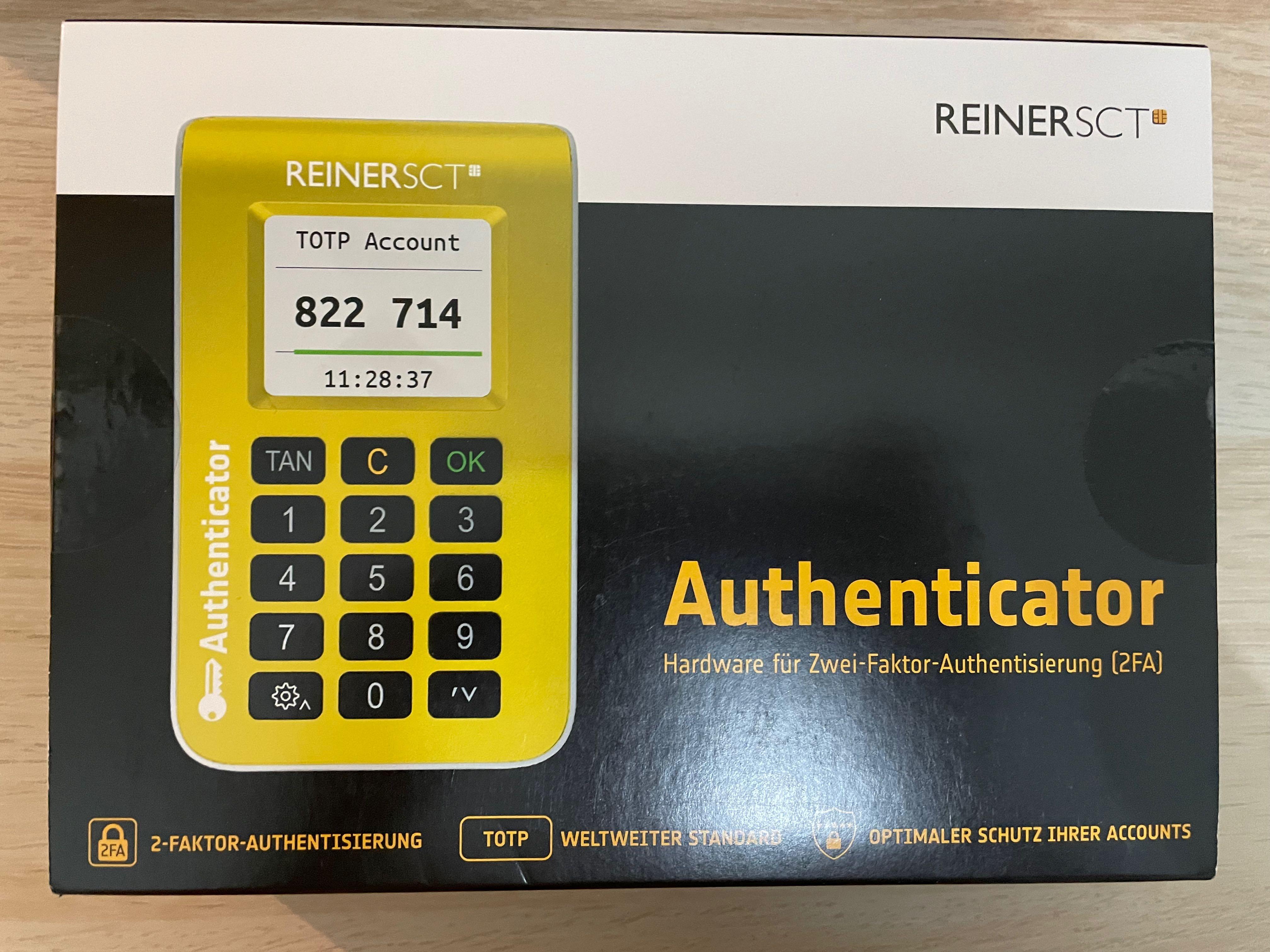 Reiner SCT Authenticator 2FA, 電腦＆科技, 商務用科技產品 - Carousell