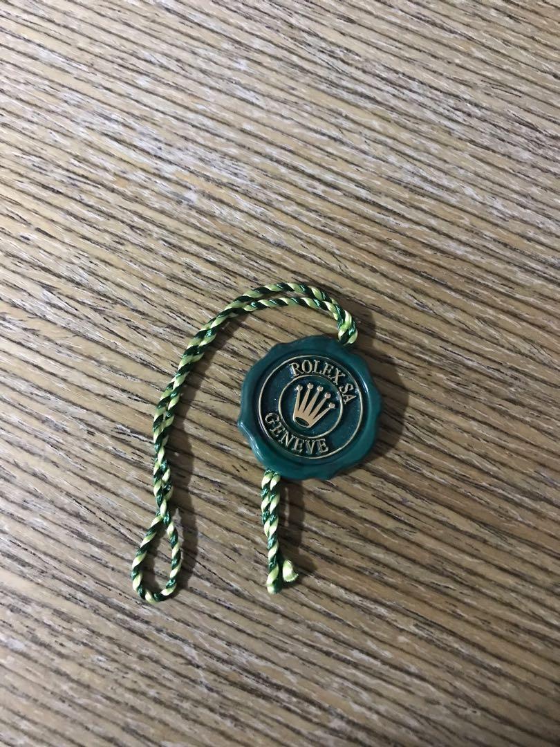 Rolex Green COSC Tag, Luxury, Watches on Carousell