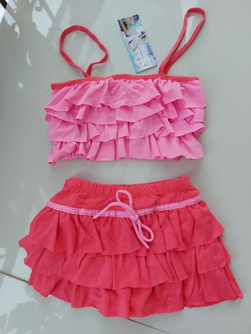 Ruffled Two-piece Swimsuit for kids, Babies & Kids, Babies & Kids ...