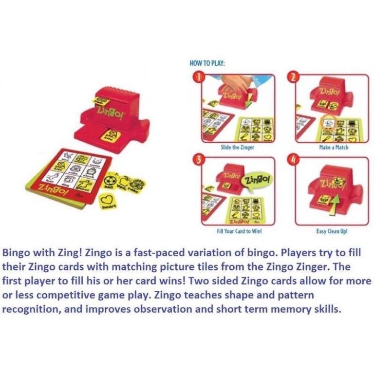 [SG LOCAL STOCK] Zingo Intellectual Board Game Gift Entertainment ...