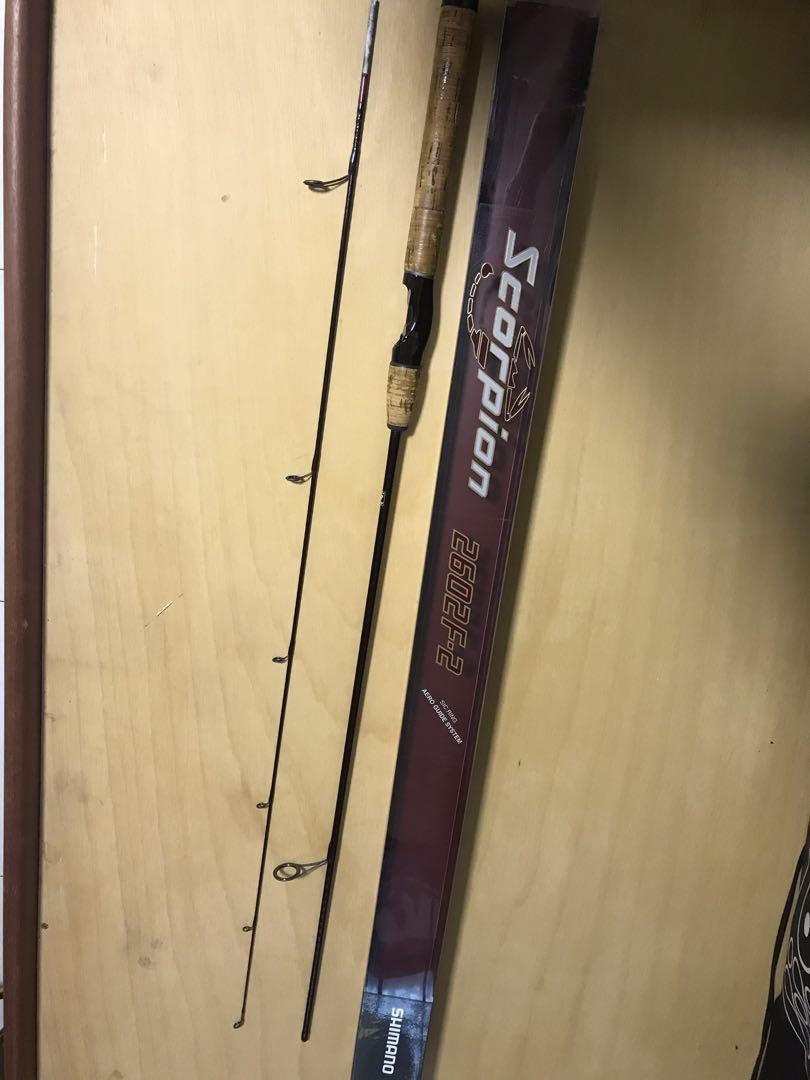 Shimano scorpion 2pc rod, Sports Equipment, Fishing on Carousell