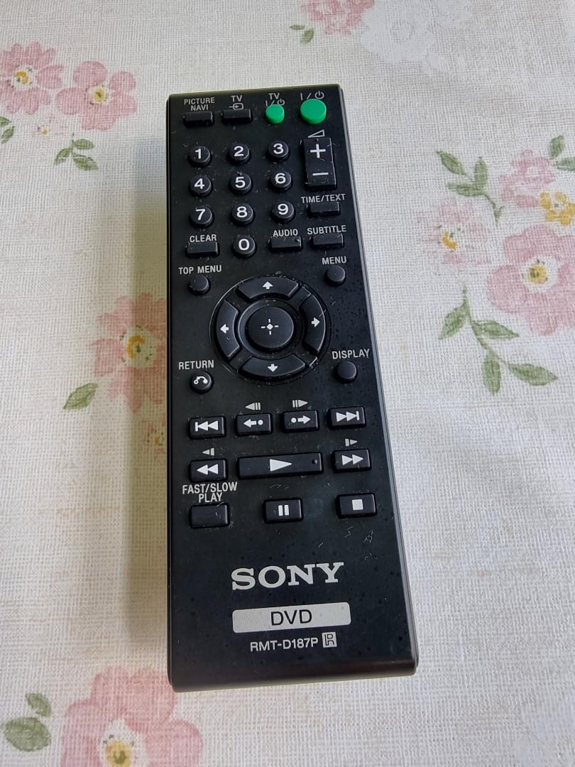 Sony DVD remote control RMT-D187P, Hobbies & Toys, Music & Media, Music ...