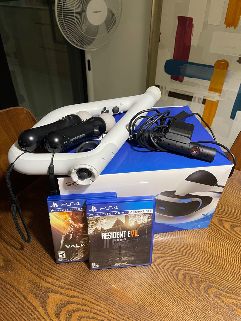 Sony VR full set with play station camera, Video Gaming, Video Games ...