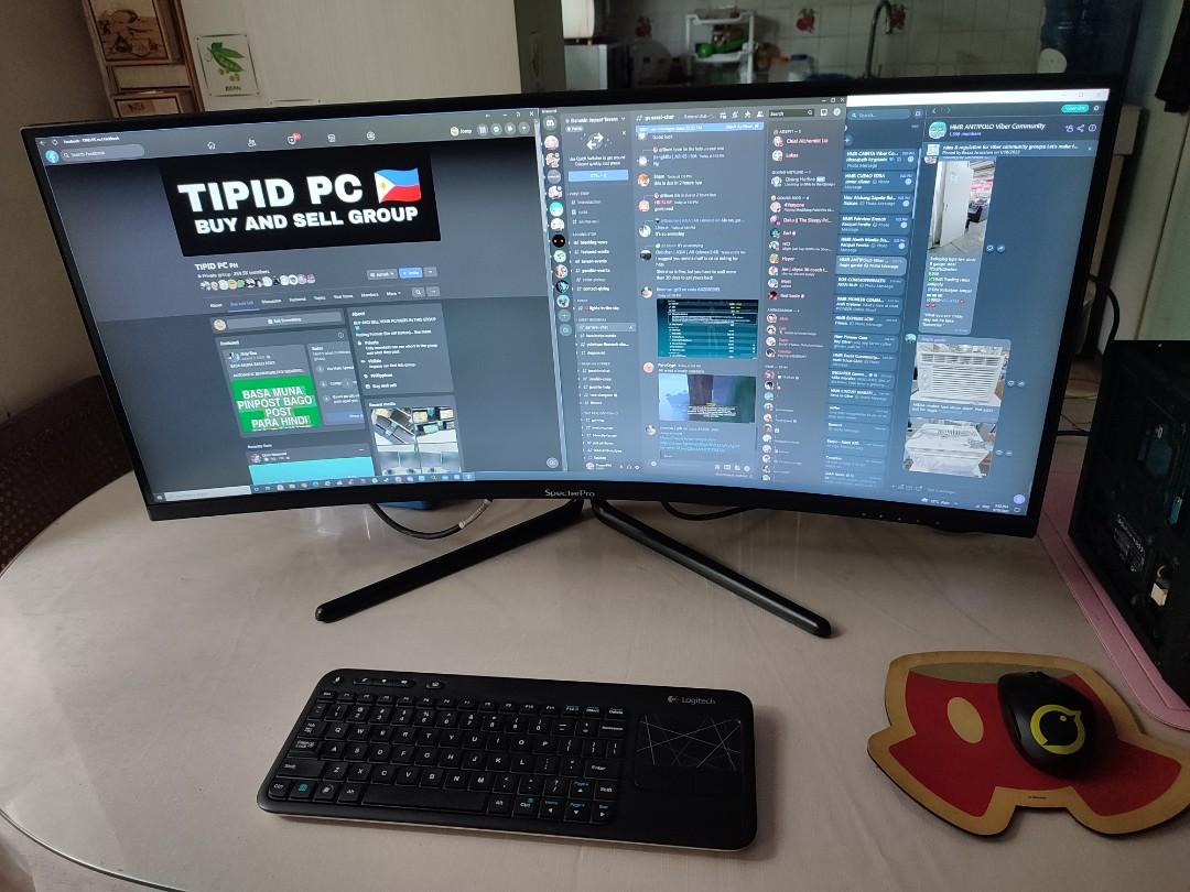 SpecterPro 34in ultrawide 1440p 100hz monitor, Computers & Tech, Parts ...