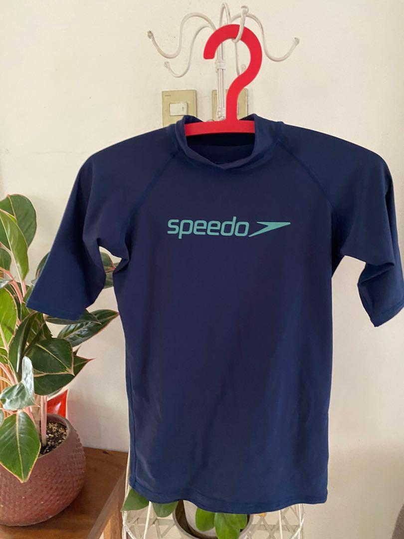Speedo Boys rash guard, Men's Fashion, Tops & Sets, Swim Top & Rash ...