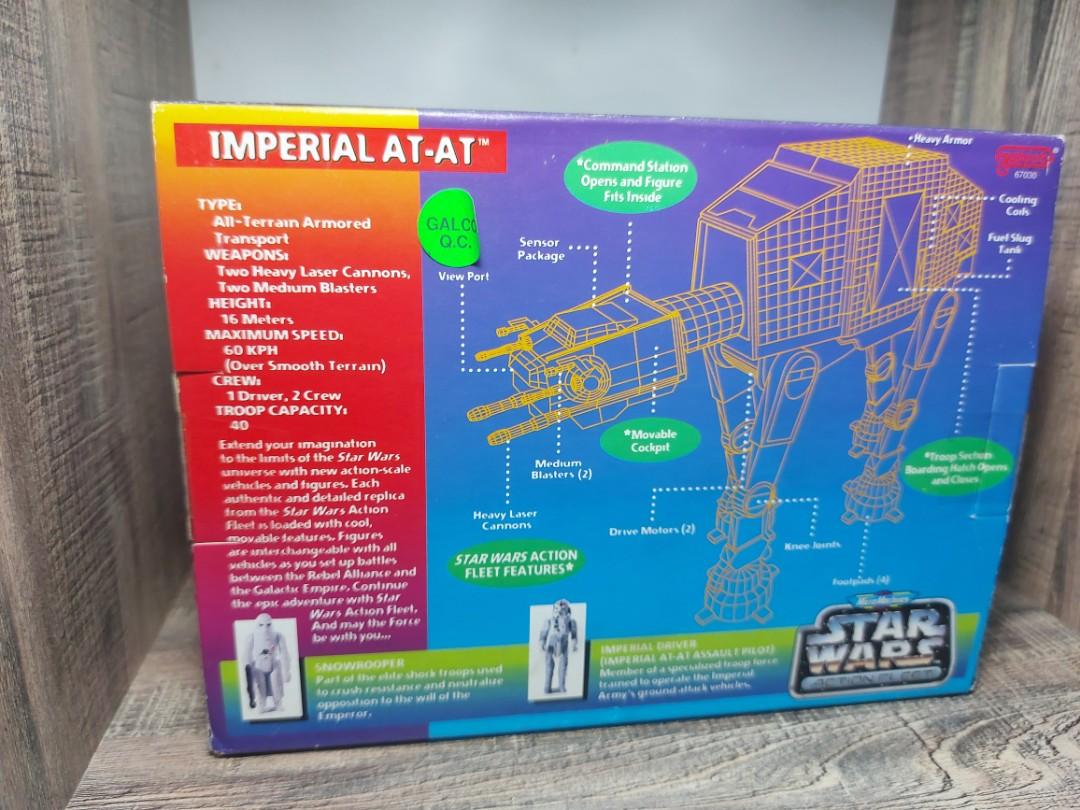 Star wars Imperial At-At Action Fleet Galoob 1996 starwars atat action ...
