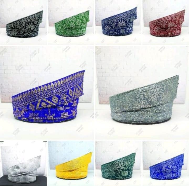 Tanjak Melayu / Tanjak Songket / Malay Tradisional Headgear / Tengkolok ...