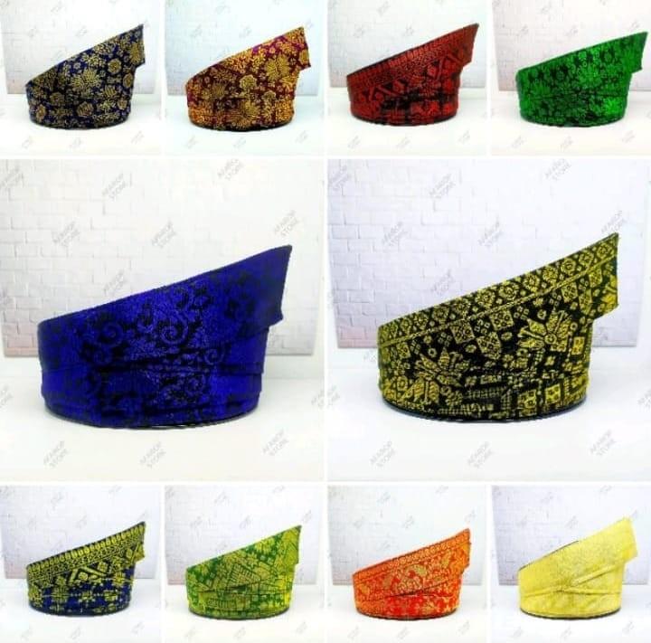 Tanjak Melayu / Tanjak Songket / Malay Tradisional Headgear / Tengkolok ...