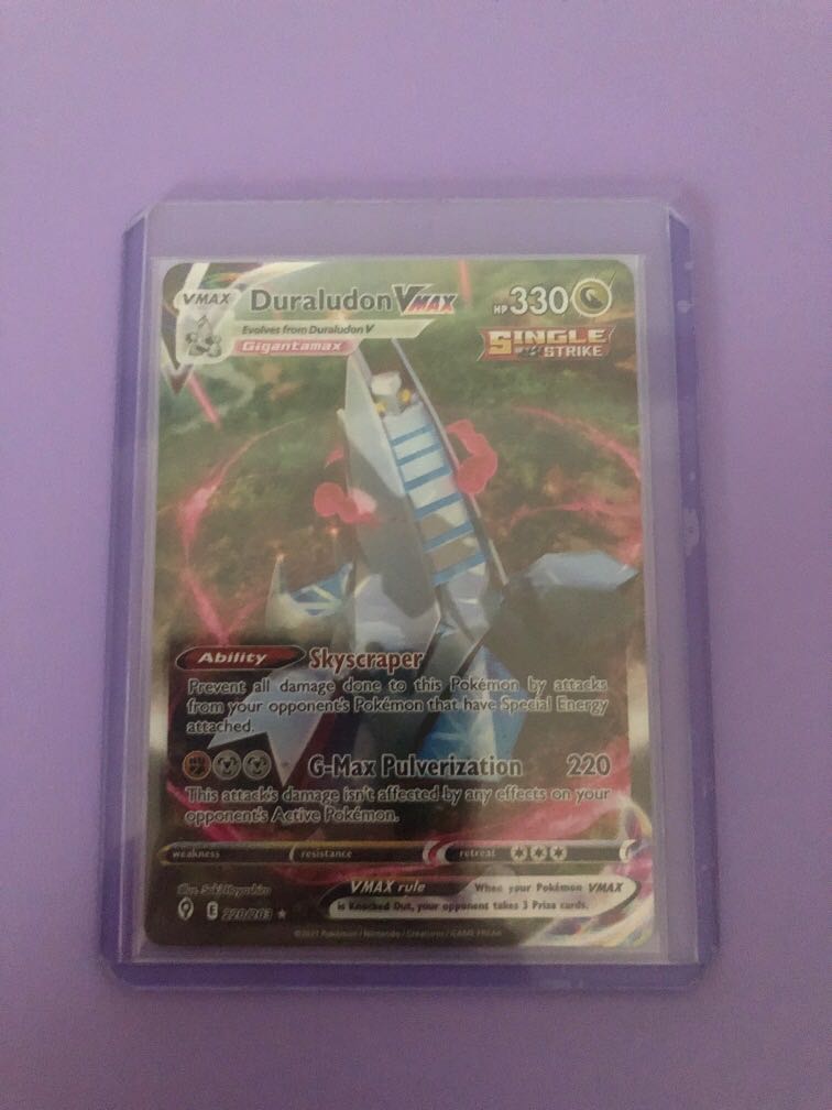 TCG Pokemon Card Duraludon Vmax Alternative Art AA, Hobbies & Toys ...
