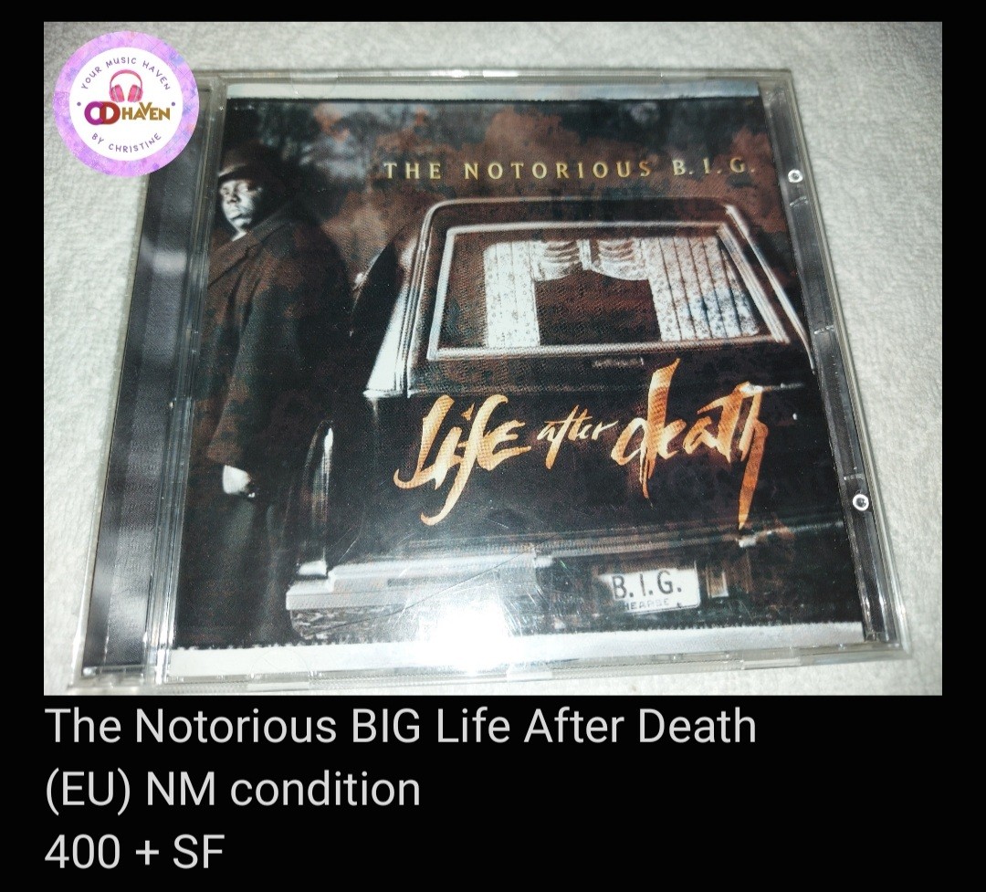 The Notorious BIG Life After Death CD (unsealed), Hobbies & Toys, Music ...