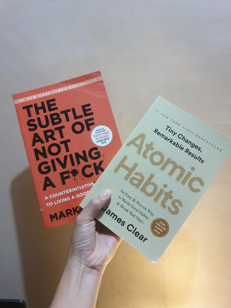 The Subtle Art Of Not Giving A Fuck And Atomic Habits Hobbies And Toys